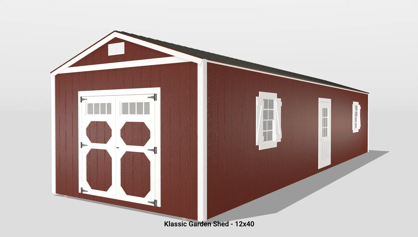 12x40 Klassic Garden Shed - Klassic Garden Sheds